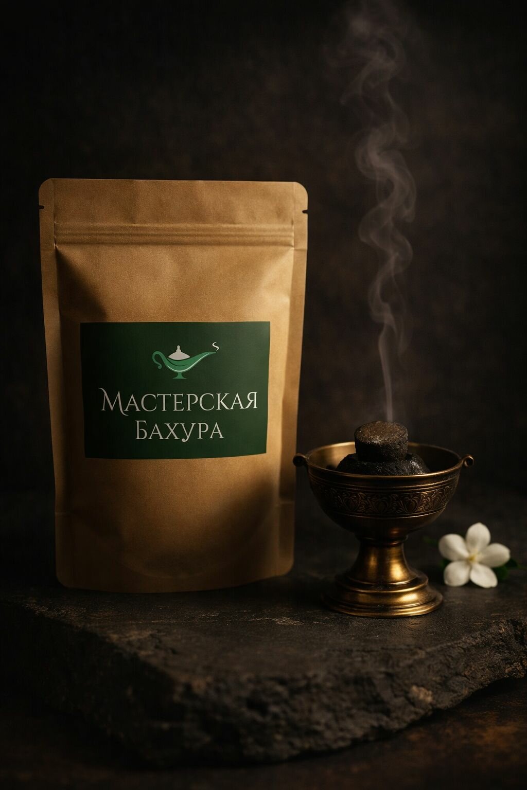 Благовоние-бахур №9 "Белая Луна" Мастерская бахура