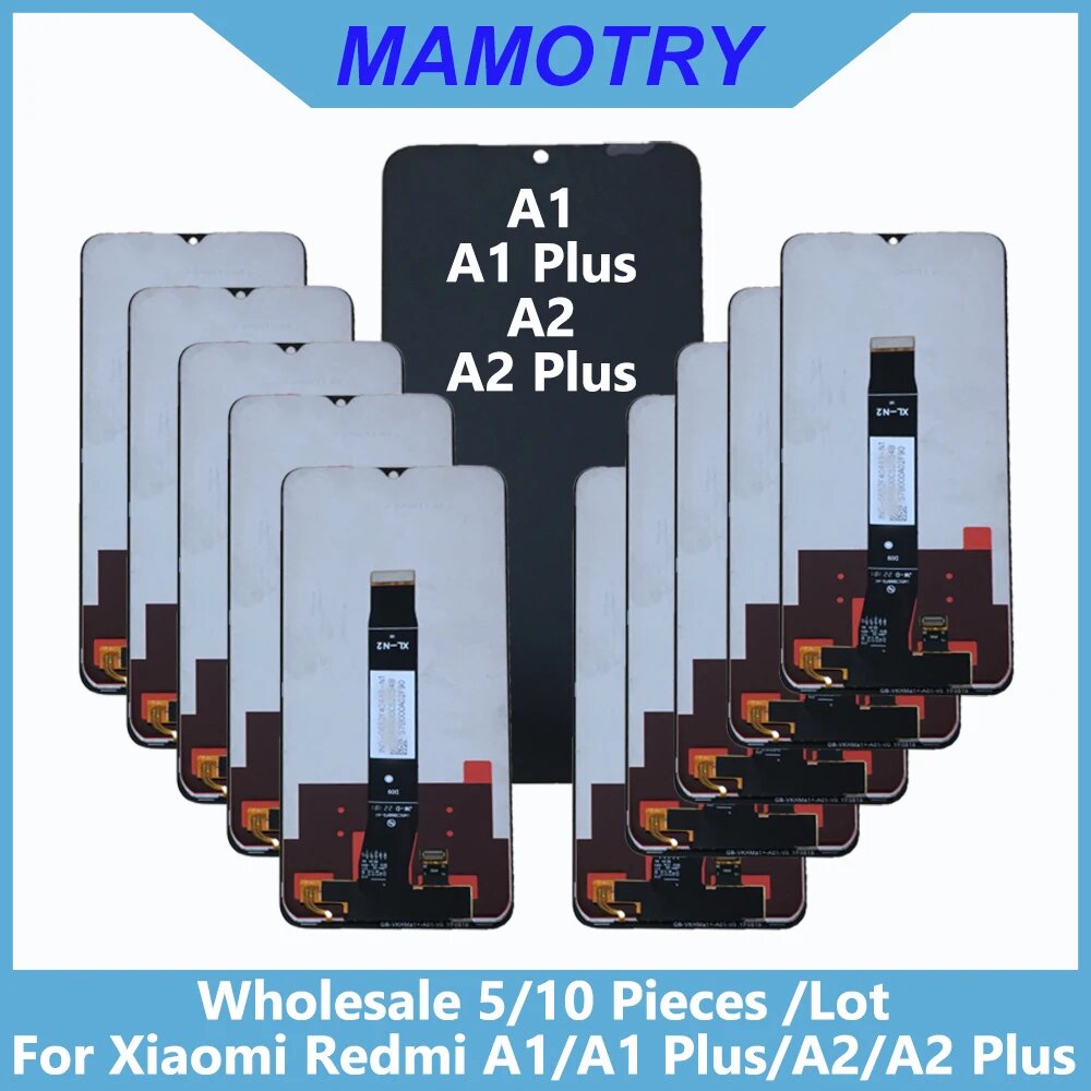 Оптовая продажа, 5/10 шт./лот для Xiaomi Redmi A1/A1 Plus и Redmi A2/A2 Plus, 5 Pcs no frame