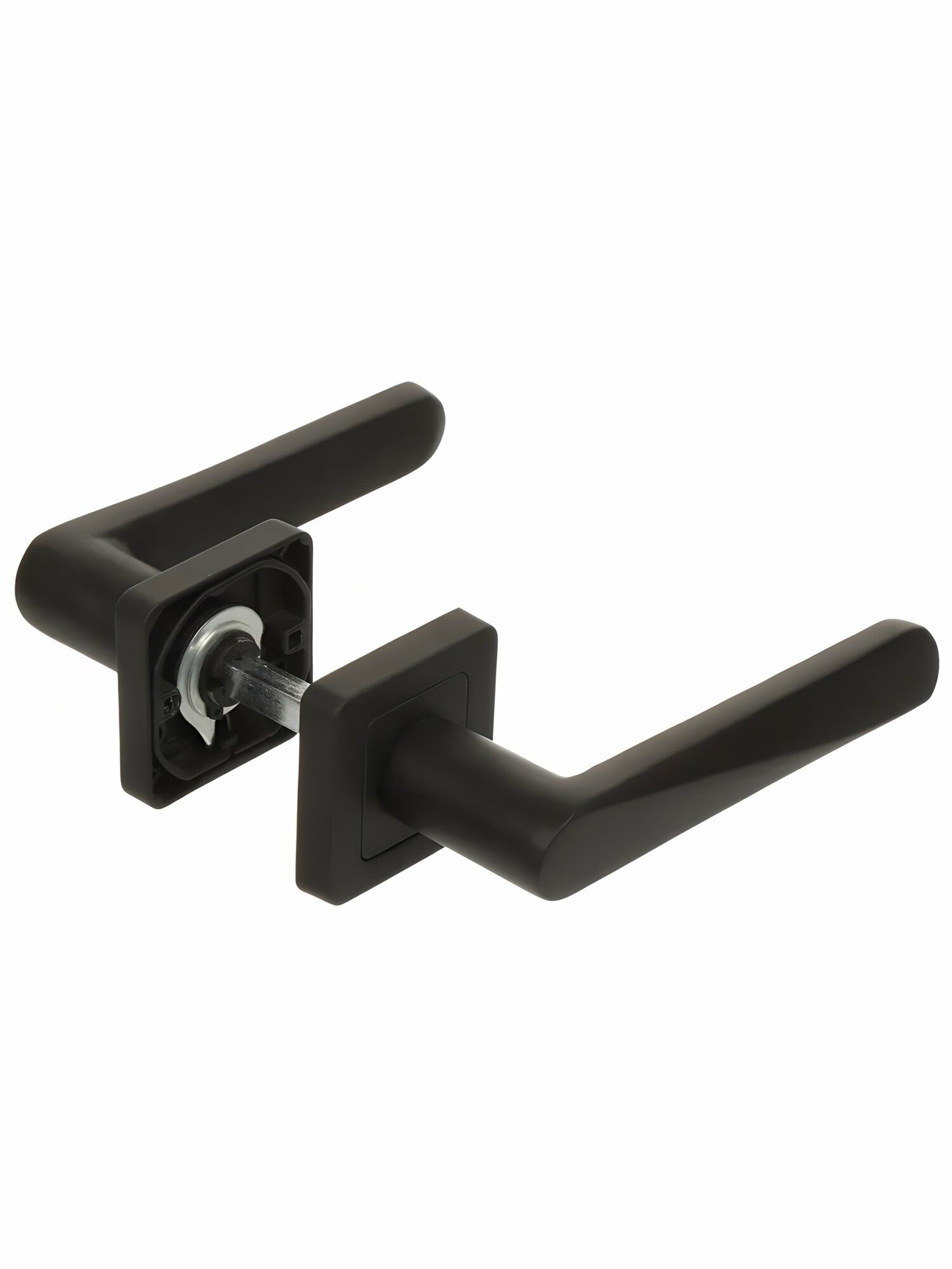 Ручка дверная Code Deco, H-22114-A-BLM, 30271, черная, алюминий