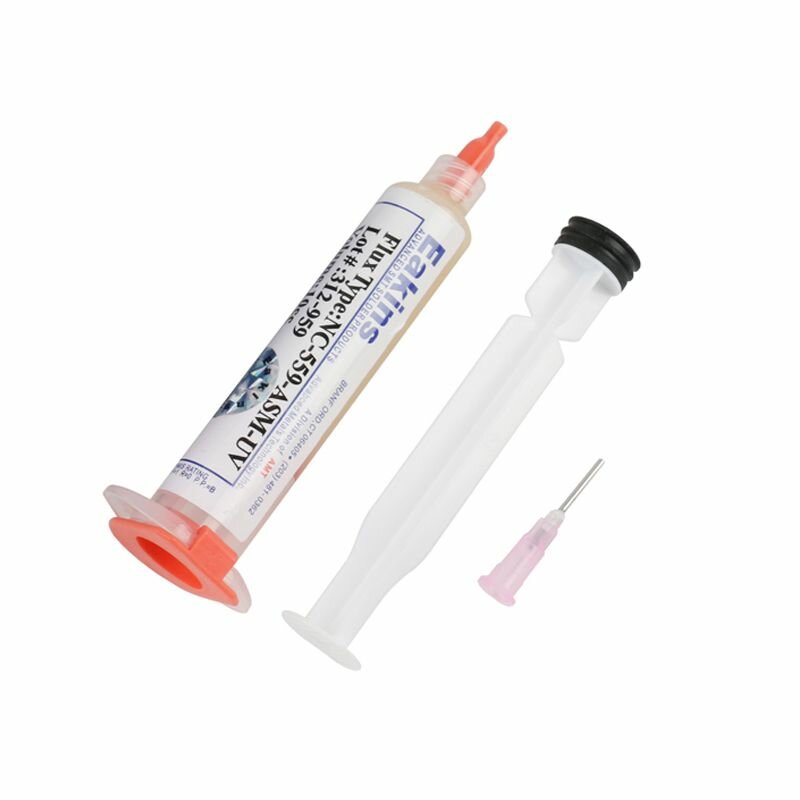 10CC NC-559-ASM-UV Паяльная паста, бессвинцовая игла, усилитель, шприц-толкатель для пайки BGA-плат и ремонта мобильных телефонов для BGA для ремонта телефонов 10 мл