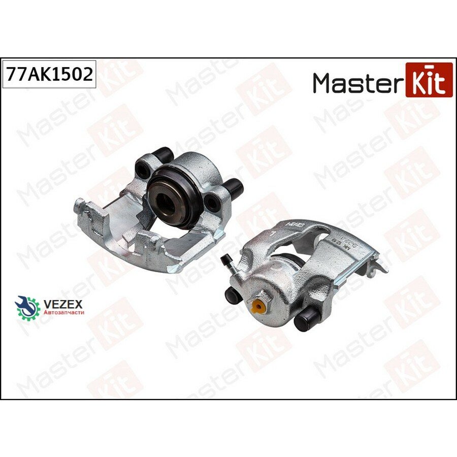 MASTERKIT 77AK1502 суппорт тормозной передний лев! ATE d.52\ Opel Astra G 1.2-1.8/1.7TD/1.7TDi/2.0Di 98>