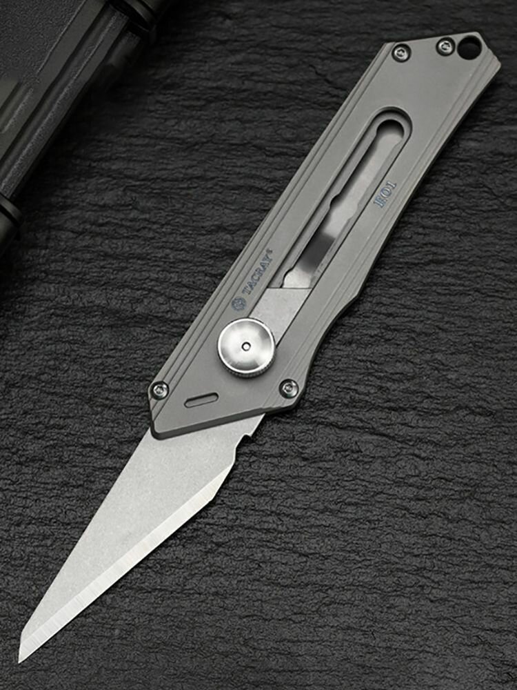 Портативный инструмент TACRAY E01 из титанового сплава, универсальный нож для обоев и эксклюзивный EDC аксессуар для работы на открытом воздухе