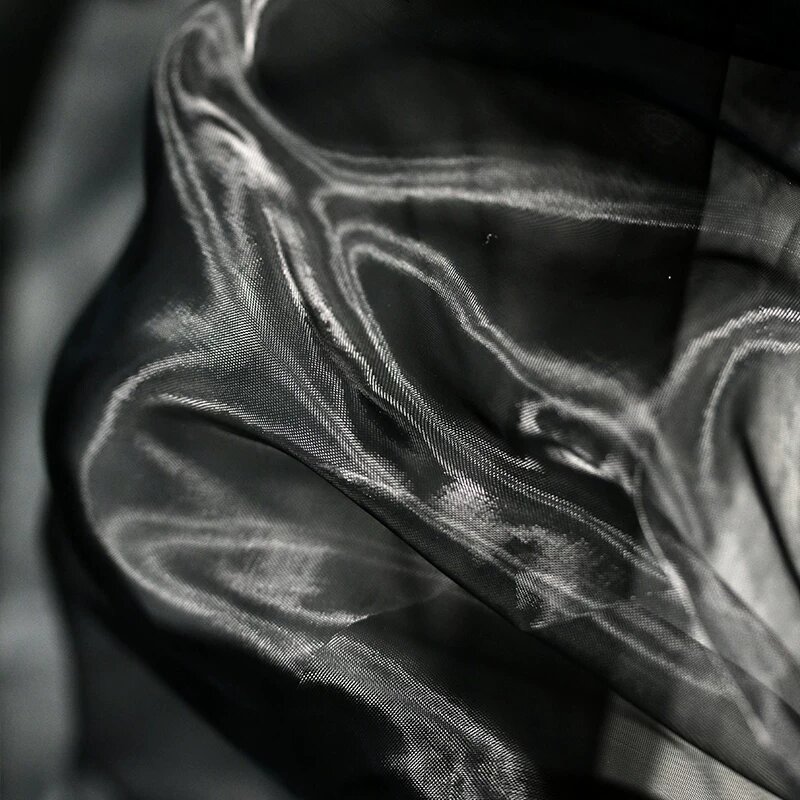 Водостойкая органза, прозрачная тонкая мягкая сетчатая ткань для свадебных платьев, дизайнерская ткань для ханьфу и