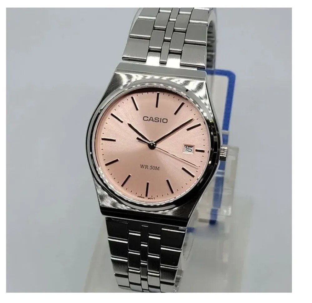 Наручные часы CASIO, розовое золото — фото 1