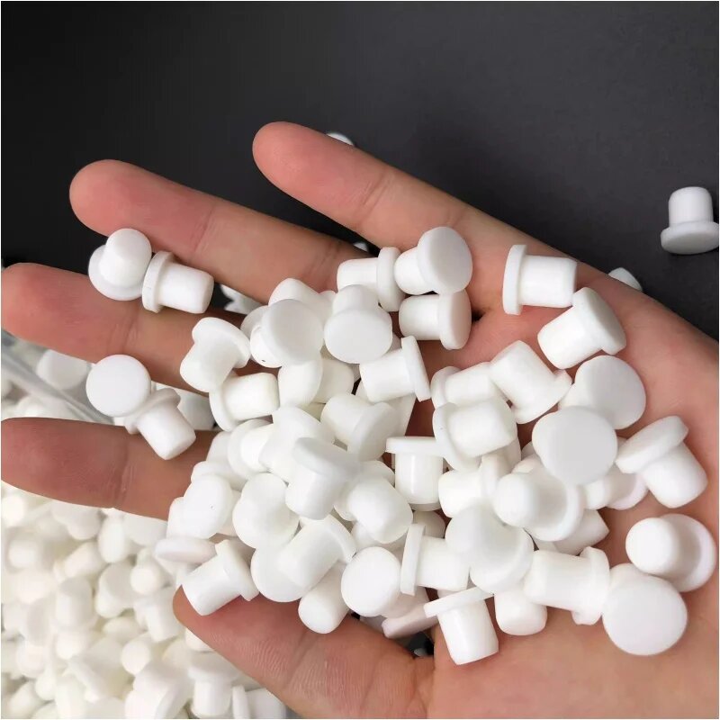 Силиконовые заглушки для отверстий 14mm-10pcs, Черный, Black
