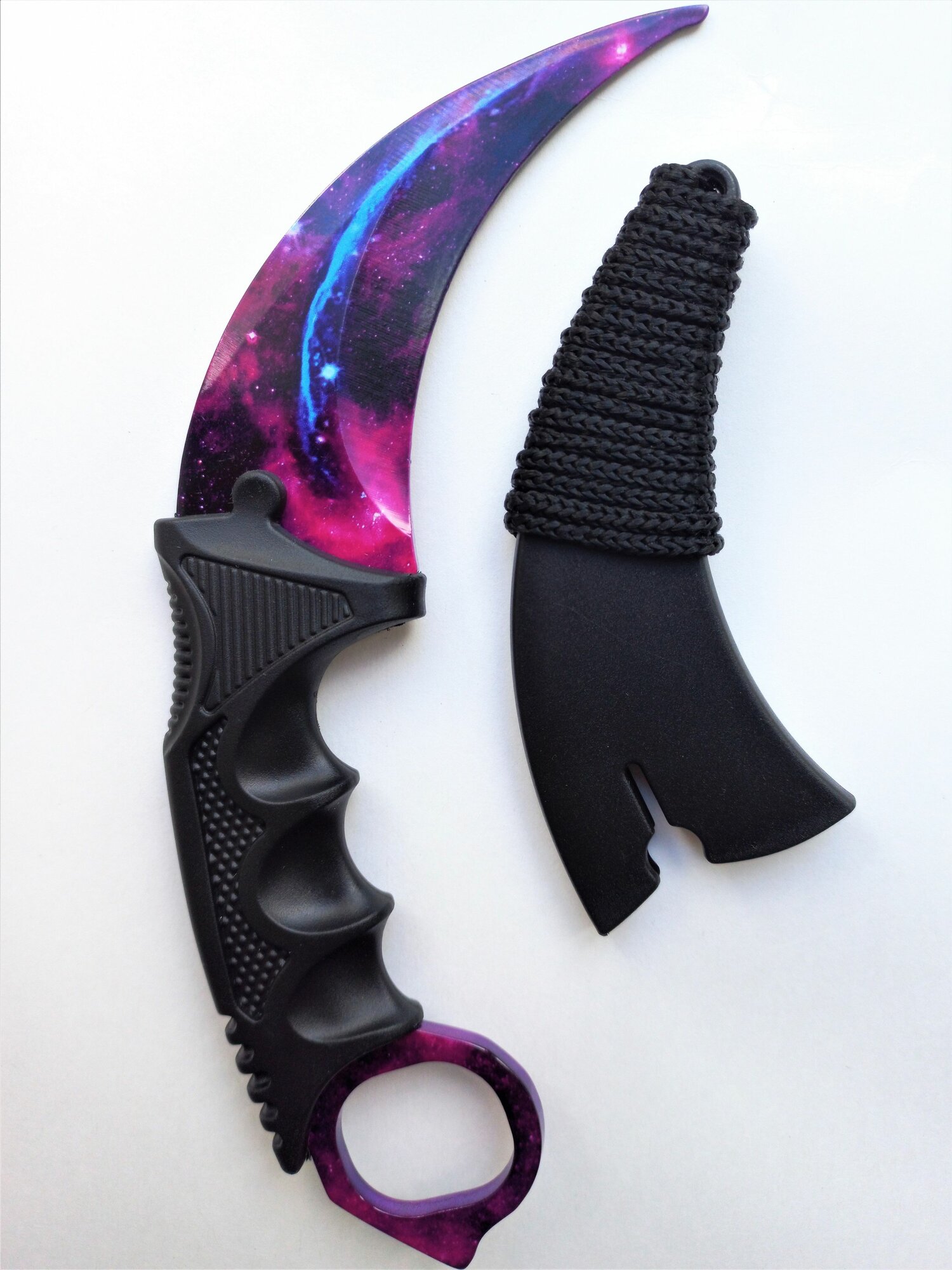 Нож Керамбит тренировочный 19см, Лезвие металл не заточенное, керамбит не заточенный, игрушечный