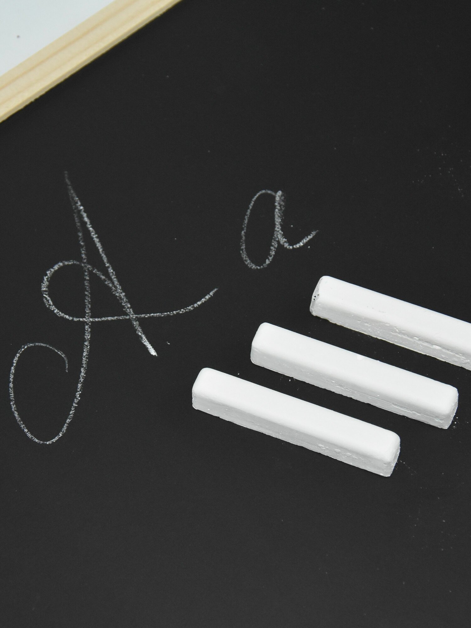 Мел белый средней твердости, 3 штуки