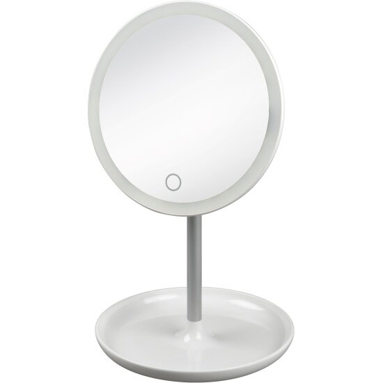 Косметическое зеркало Uniel TLD-590 White/LED/80Lm/6000K/Dim 4W аккум. 3.7V/600mAh с подсветкой