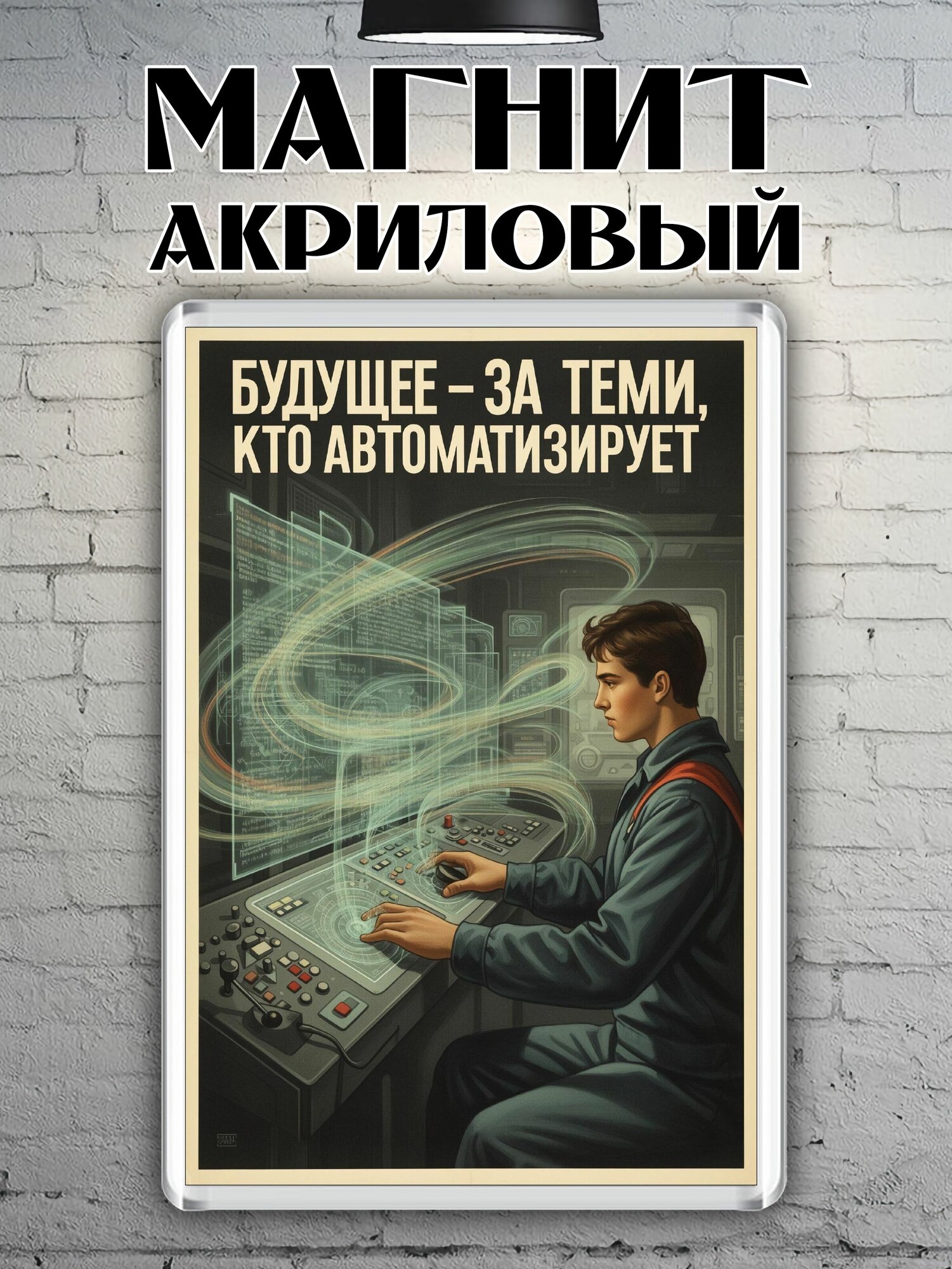 Магнит на холодильник "Будущее"