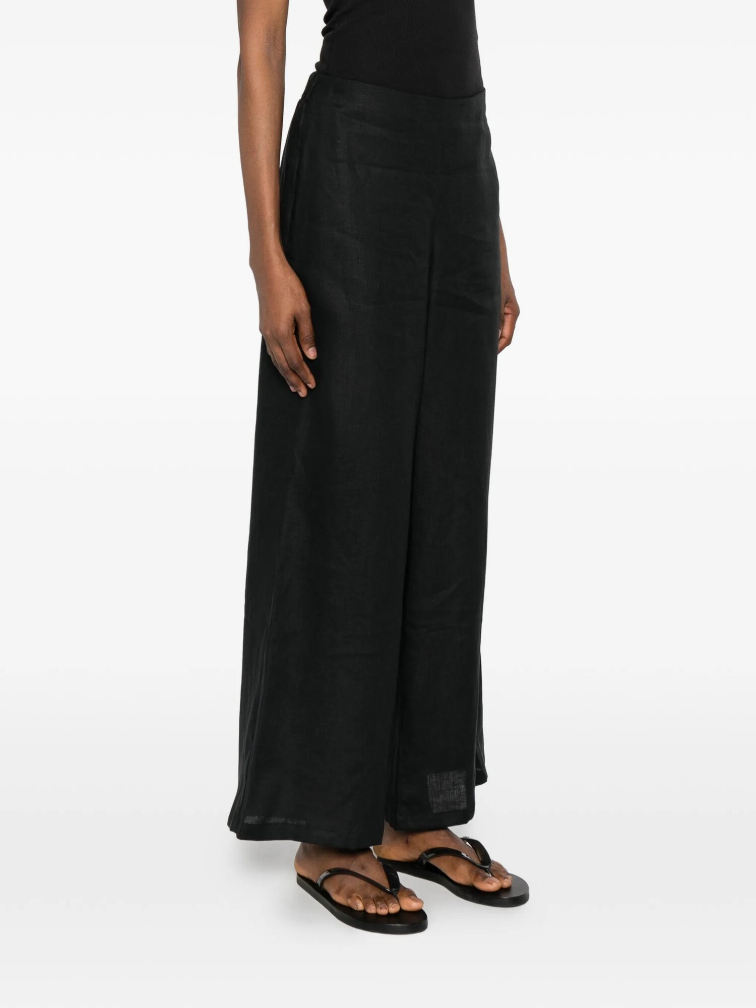 Брюки SU Wide-leg trousers, размер 40, black/black — фото 1
