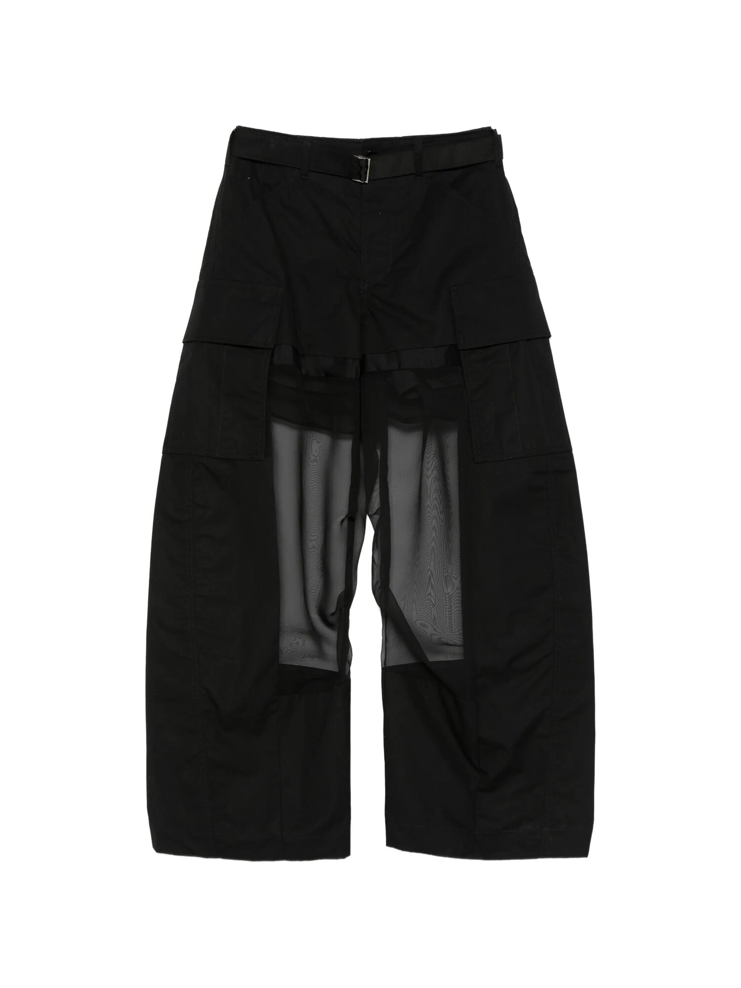 Брюки Cargo-pocket sheer-detail trousers