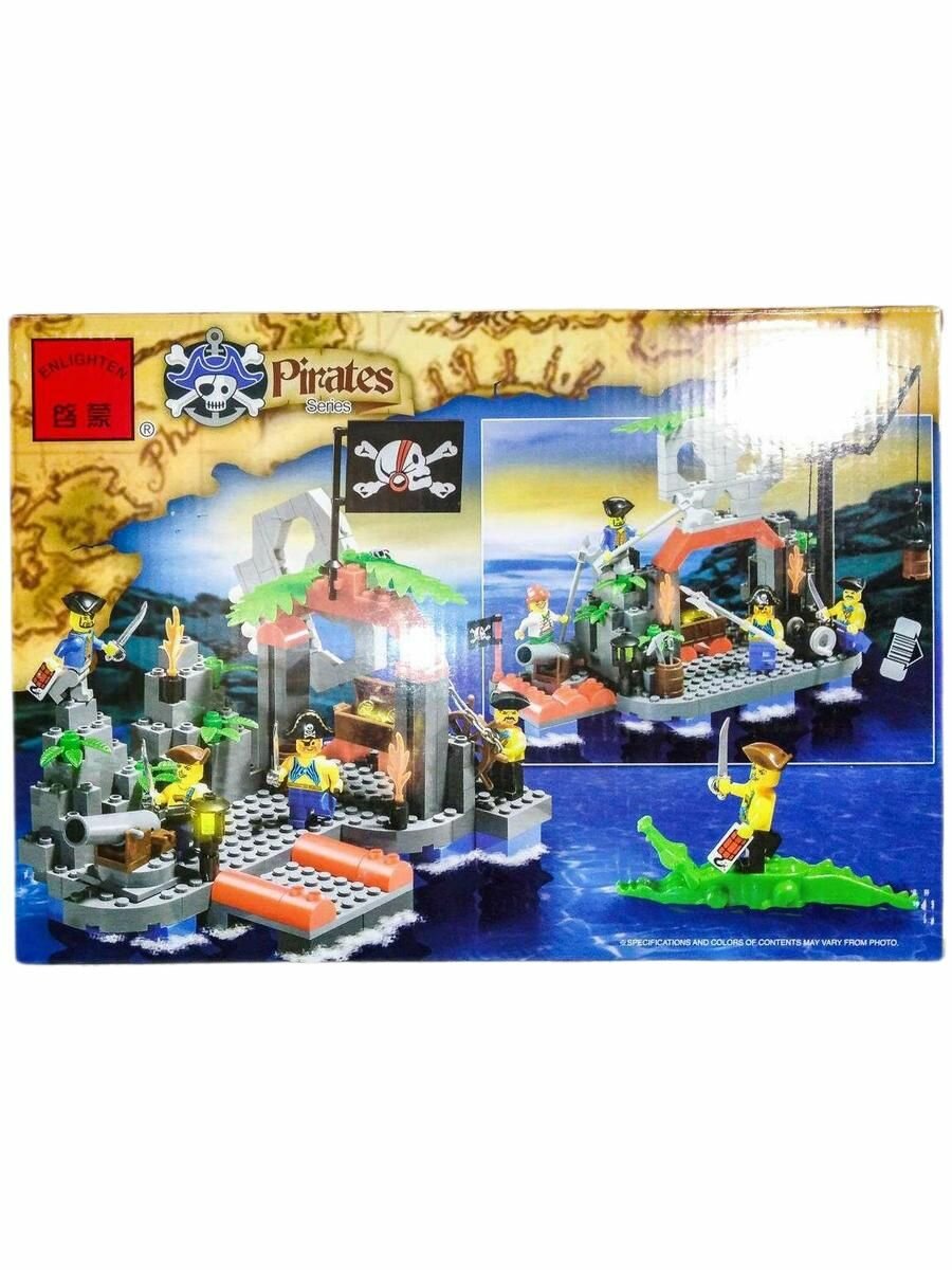 Конструктор Enlighten Brick 309 Бухта пиратов 206 деталей