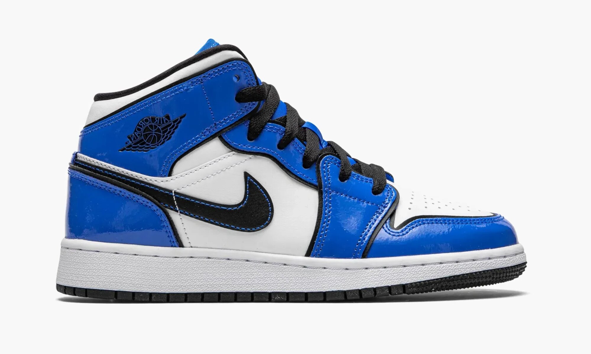 Кроссовки Air Jordan 1 Mid SE GS Signal Blue