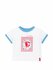 Футболка favorite people. Crab illustration striped trim T-shirt, размер 3 года,...