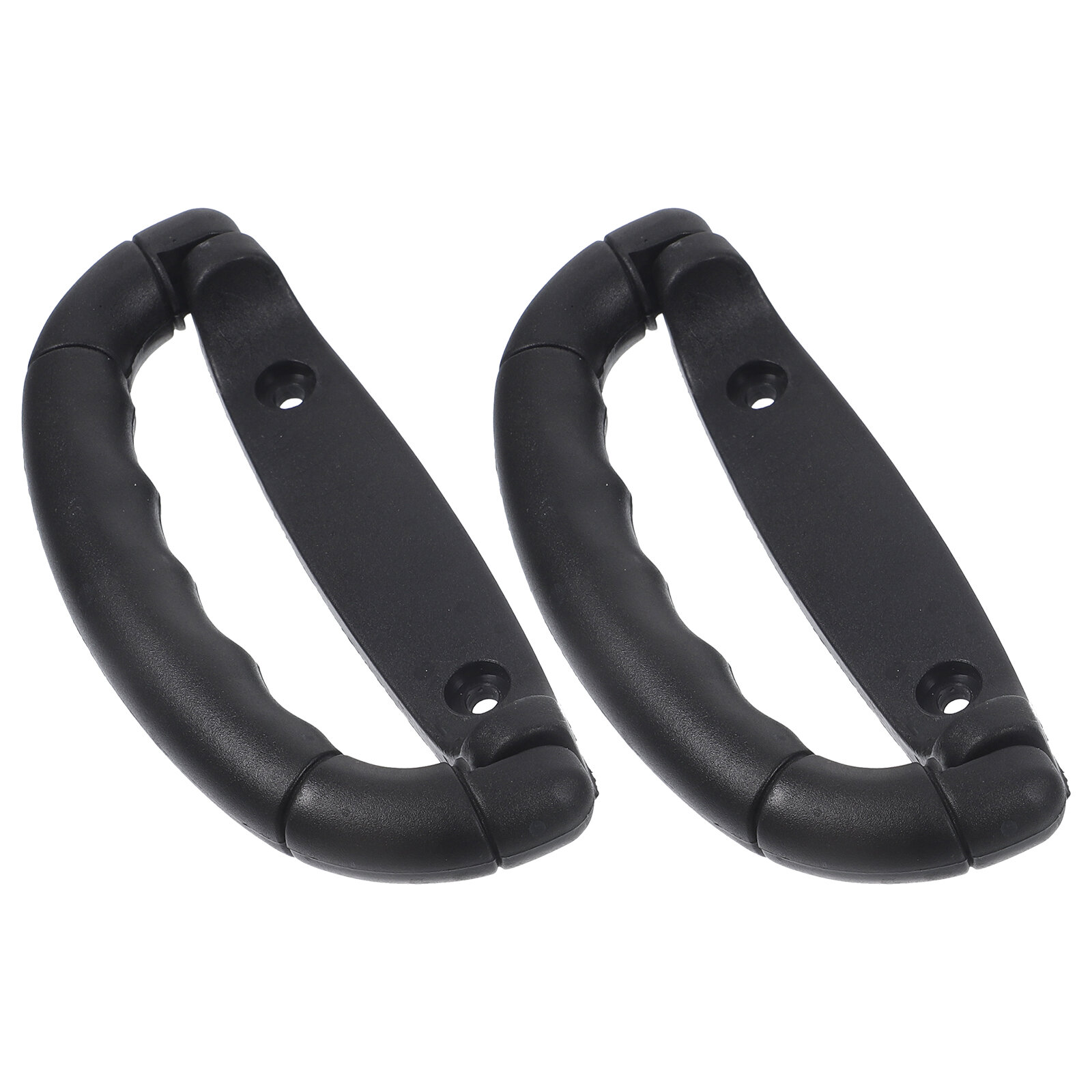 2 чёрные складные пластиковые ручки (125)