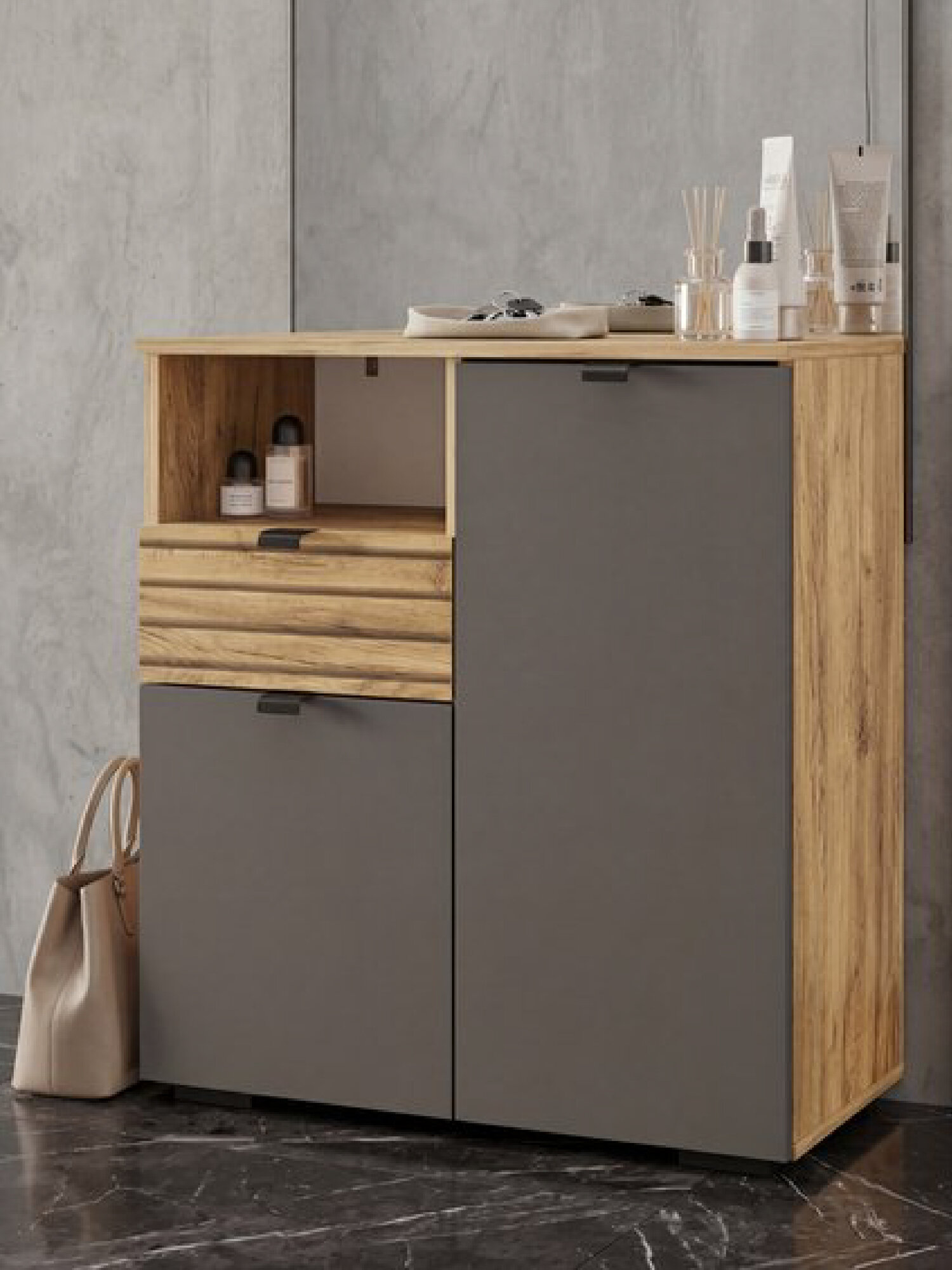 Комод для одежды в прихожую с ящиками "Марсель", 70х35х78 см