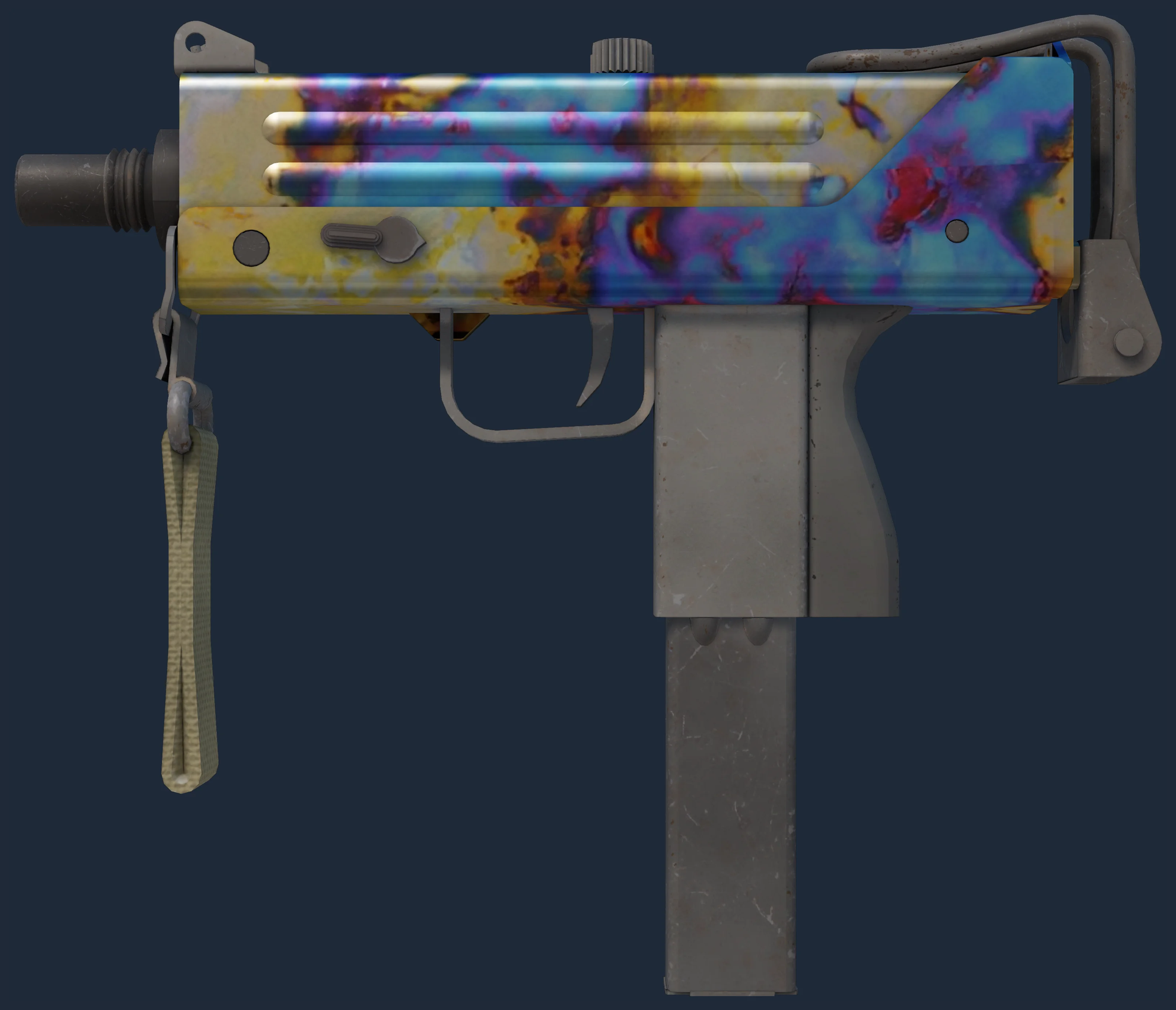 Сувенирный MAC-10 | Поверхностная закалка (Закалённое в боях) Скины CS2 с быстрой автовыдачей steam trade