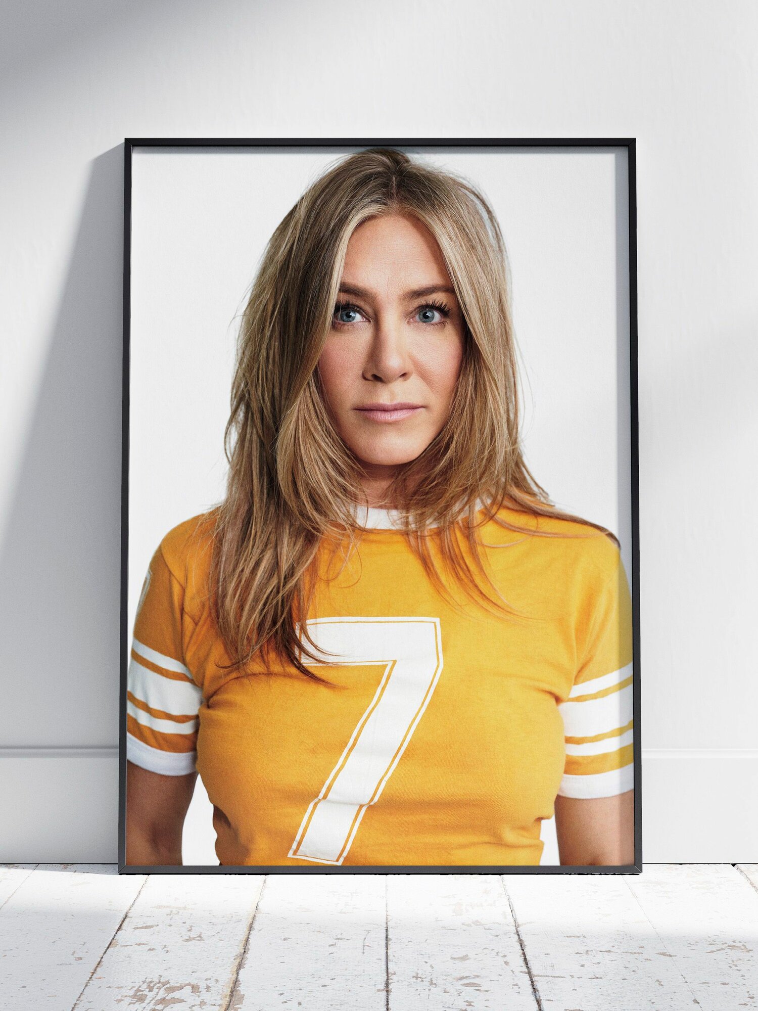 Плакат на стену для интерьера Дженнифер Энистон (Jennifer Aniston 4) - Постер по актеру фильма, кино, сериала формата A4 (21x30 см)