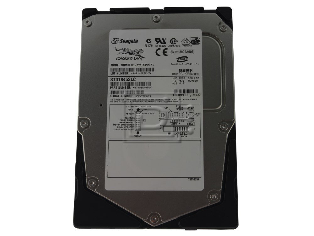 Жесткий диск Seagate ST318452LC 18,4Gb U160SCSI 3.5" HDD