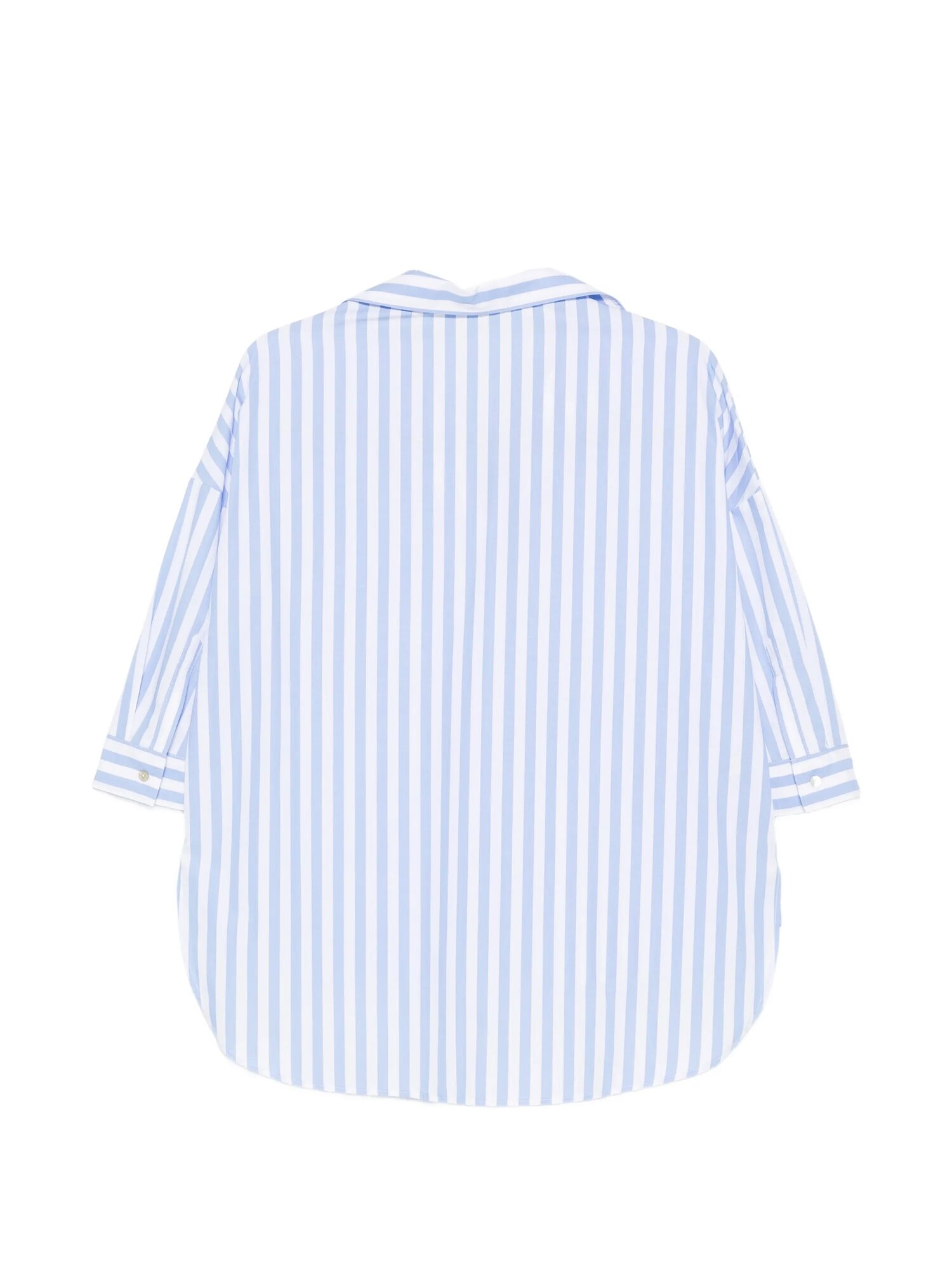 Рубашка Barba Striped collared shirt, размер 42, blue — фото 1