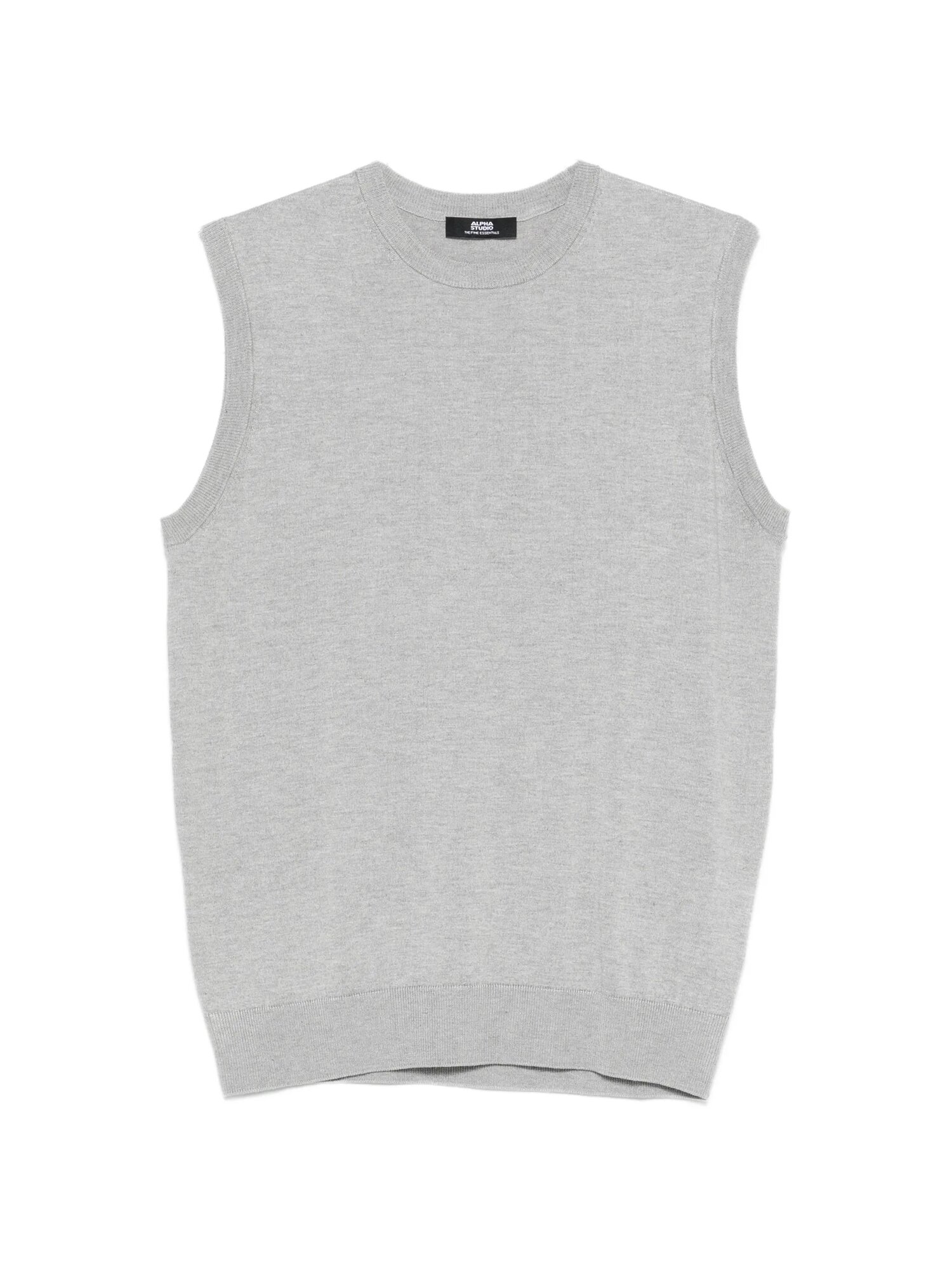 Топ Sleeveless knitted top