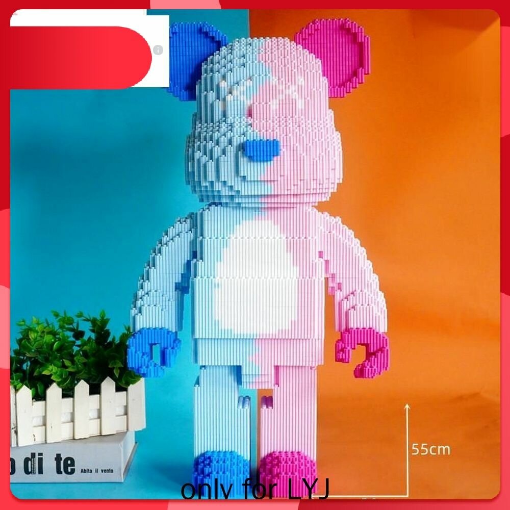 Эксклюзивный 3D конструктор Bearbrick на 4425 деталей для детей от 8 лет, пластиковый трансформер высотой 55 см