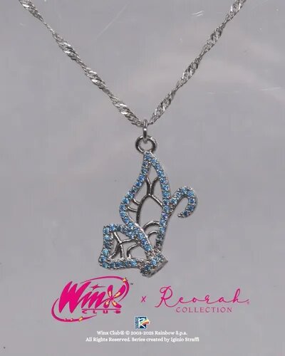 Ожерелье Reorah Collection ручной работы 40+5 см из латуни с цирконием и магнитом — для подарка и комбинирования