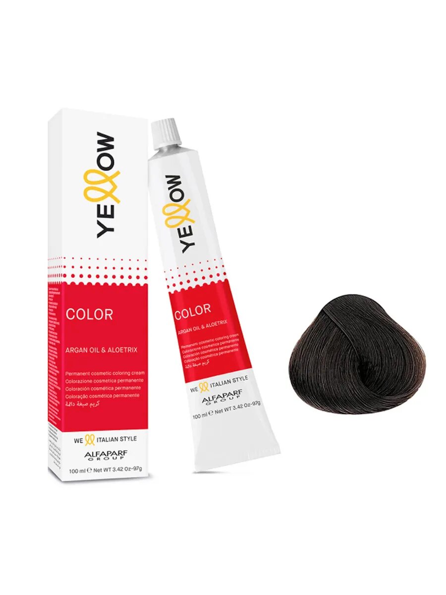YELLOW PROFESSIONAL Ye Color Permanent Coloring Cream 100 мл