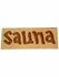 Табличка для бани "SAUNA"
