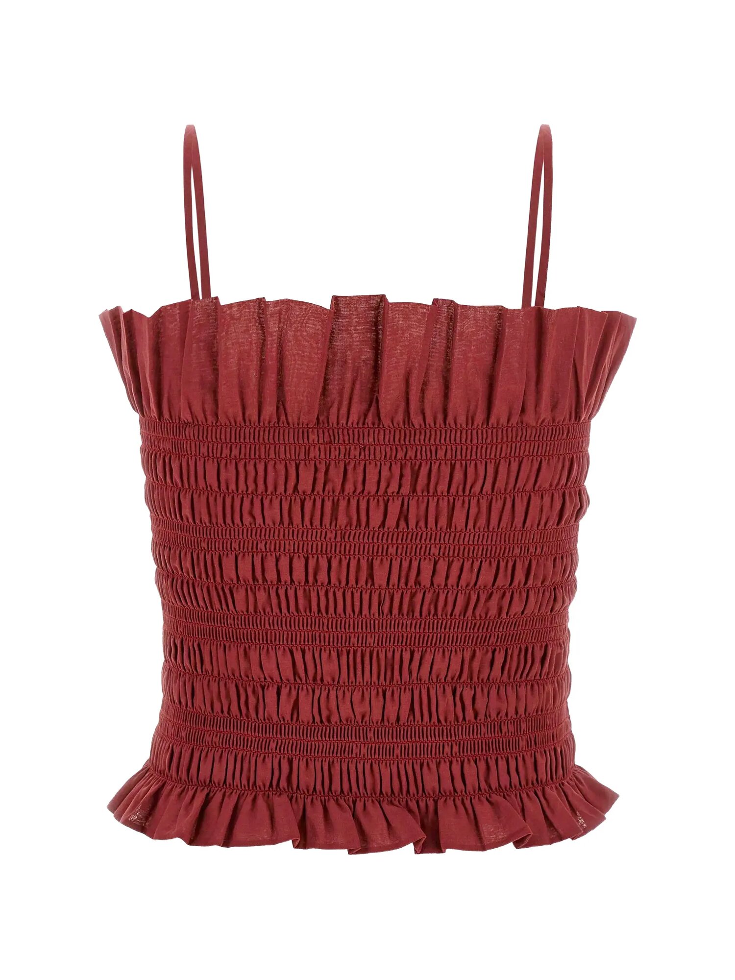 Топ Suri smocked ruffled top