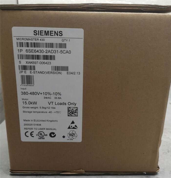 Модуль Siemens 6SE6430-2AD31-5CA0 6SE6 430-2AD31-5CA0