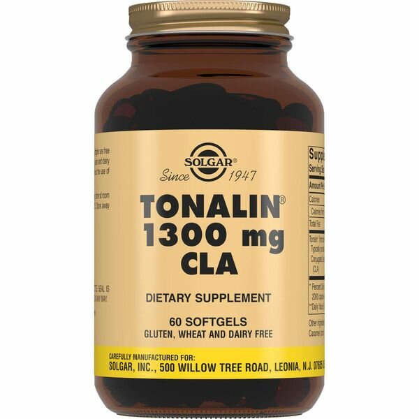 Тоналин CLA Solgar/Солгар капсулы 1300мг 60шт