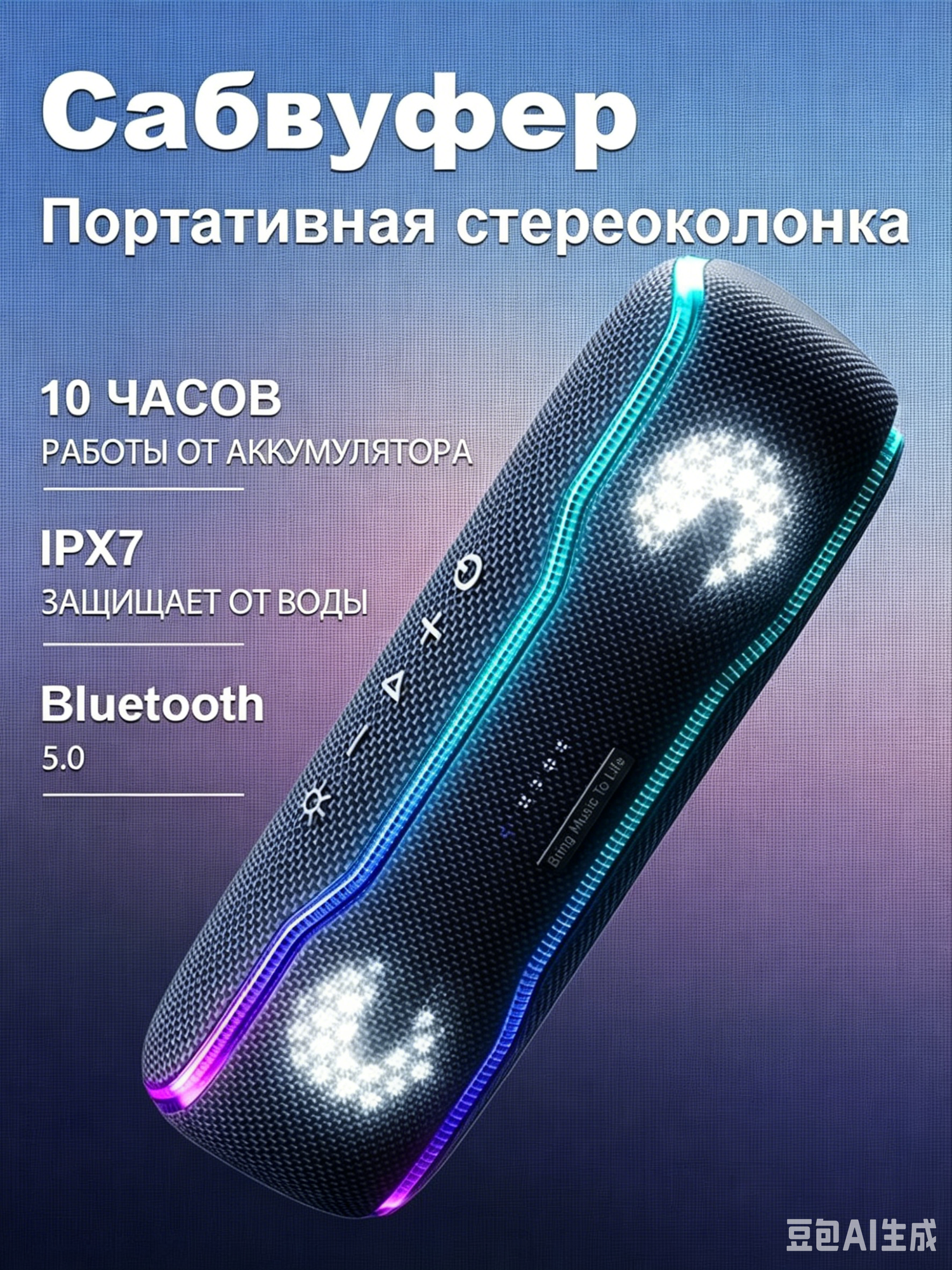 XDOBO Boss 30W Беспроводной IPX7 Водонепроницаемый Bluetooth 5.3 Высокий бас