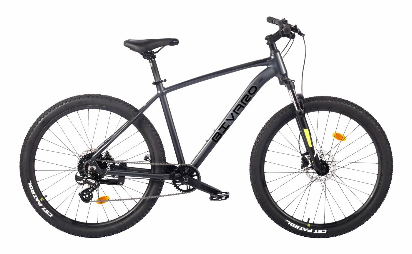 Велосипед BIVARO RANGE (Dark Asphalt Grey/Yelloy) рама 17"