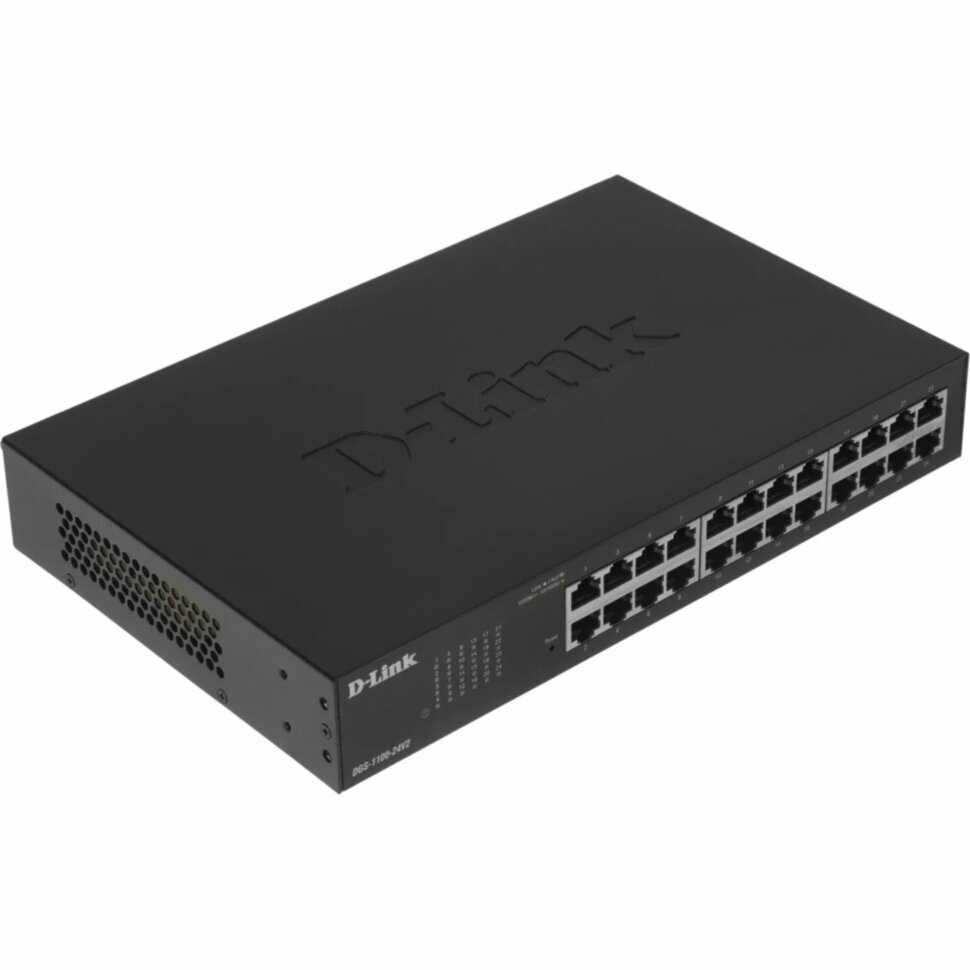 Коммутатор D-Link DGS-1100-24V2/A2A L2 24 порта 10/100/1000Base-T настр, 2292095
