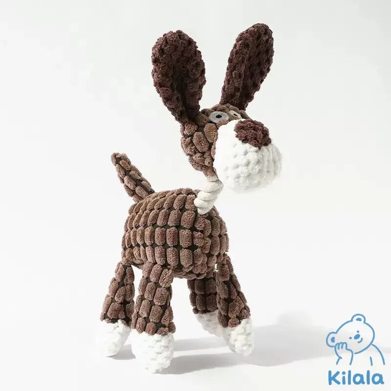 Игрушки для кошек и собак: скрипучие плюшевые собачки, снятие стресса и игры