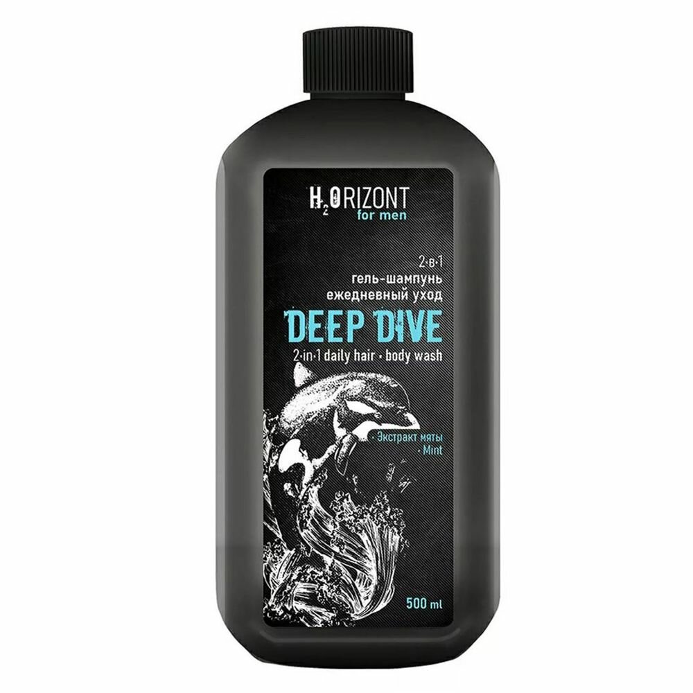 Vilsen Гель-шампунь Deep Dive 2 в 1, ежедневный уход, 500 мл