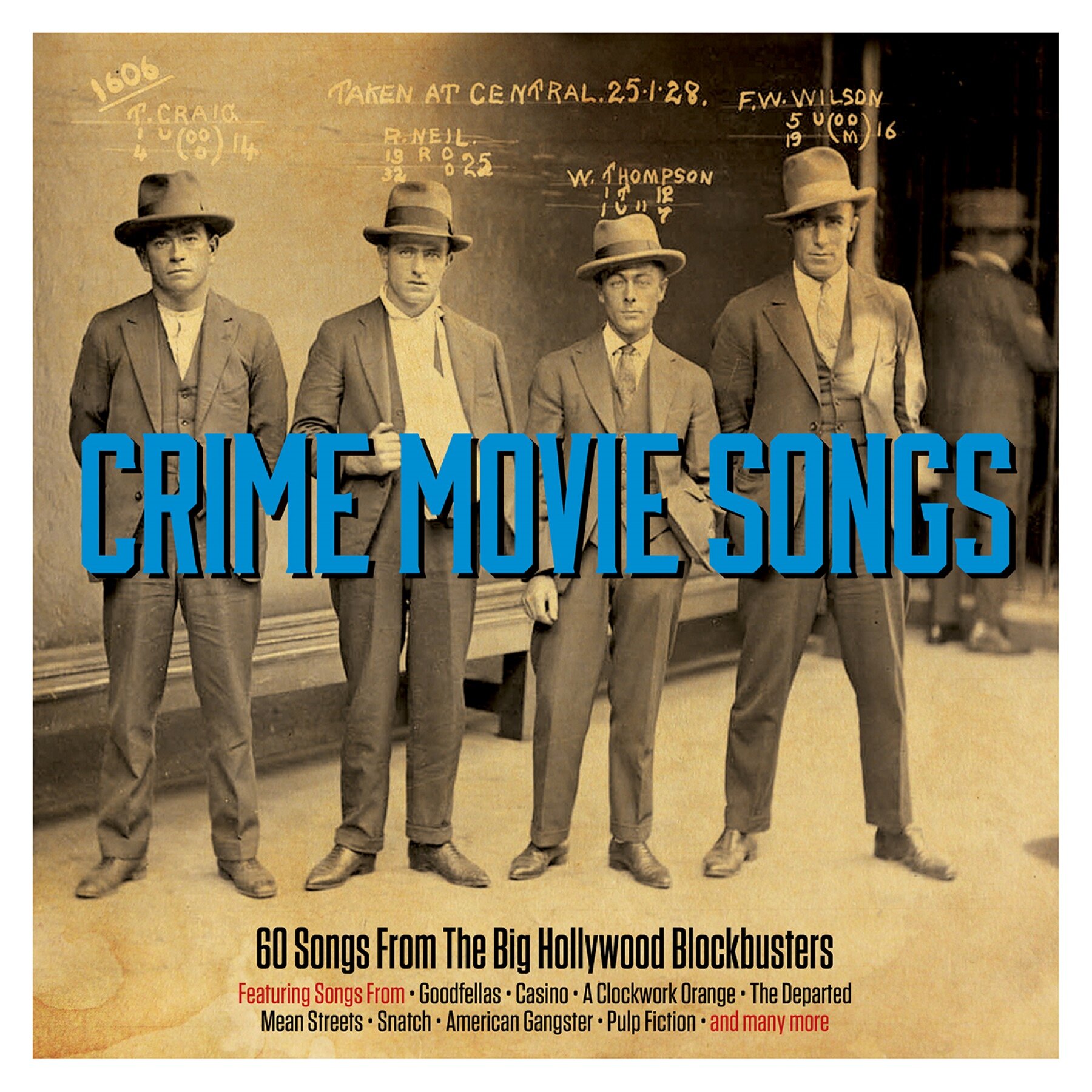 Компакт-диск Crime Movie Songs - 60 Songs From Big Hollywood Blockbusters (3CD) NotNowMusic