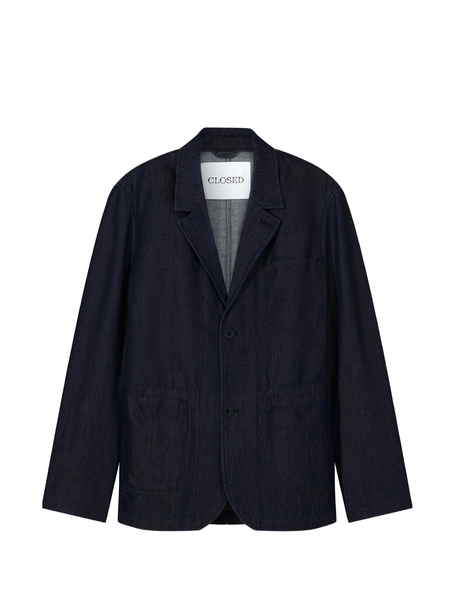 Куртка Notch-lapel patch-pocket denim jacket