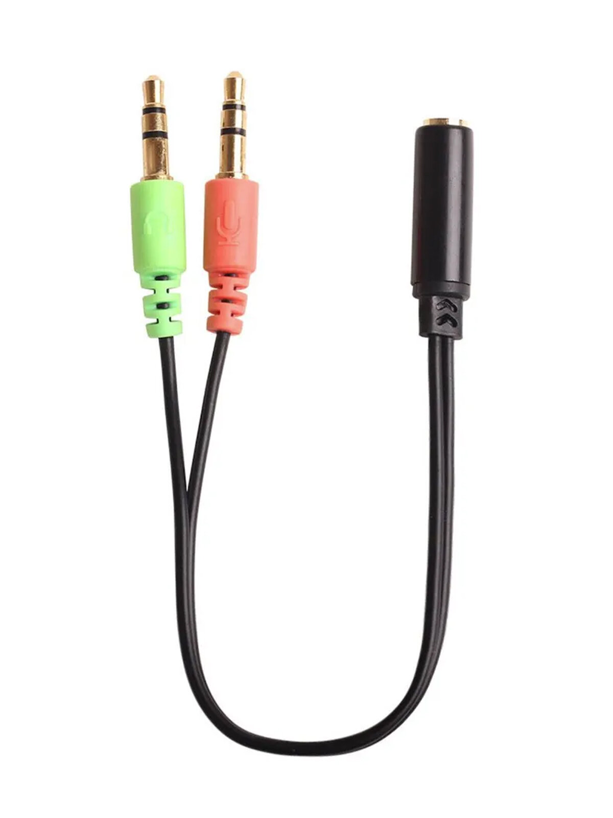 Переходник - разветвитель Mini Jack 3.5 мм 4pin на микрофон и наушники 2 x Mini Jack 3.5мм