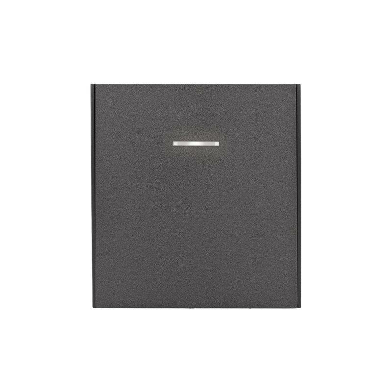 Выключатель 1-кл. СП STRONG MIELE 10А с подсветкой графит Kranz KR-78-0713-6