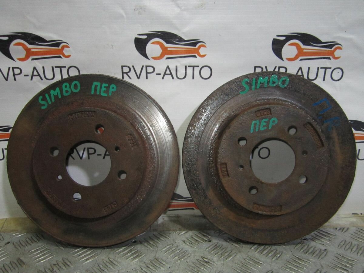 Диск тормозной передний Hafei Simbo 1.3 2006-2008