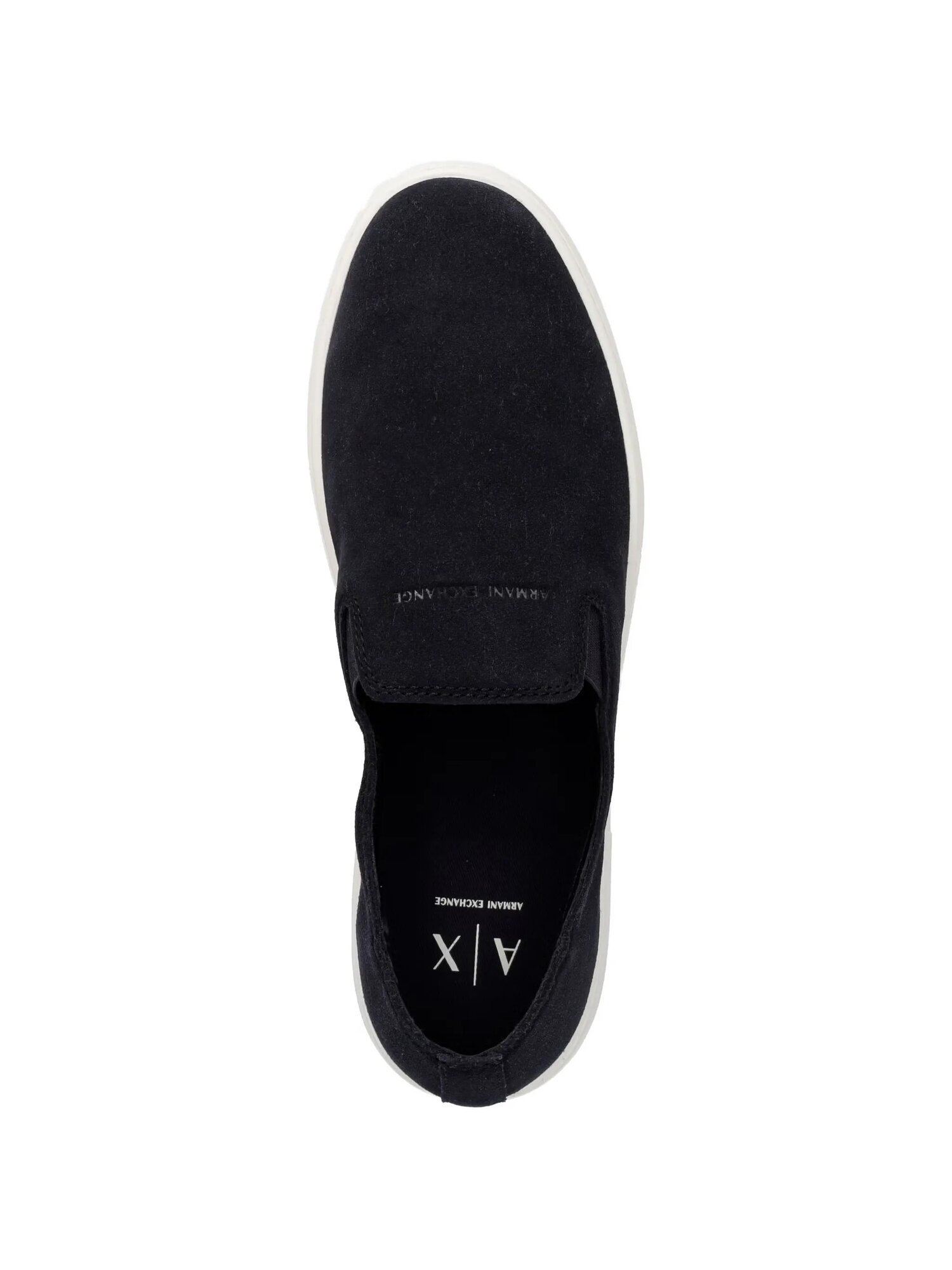 Кроссовки Armani Exchange Slip-on sneakers, размер 8, blue — фото 1
