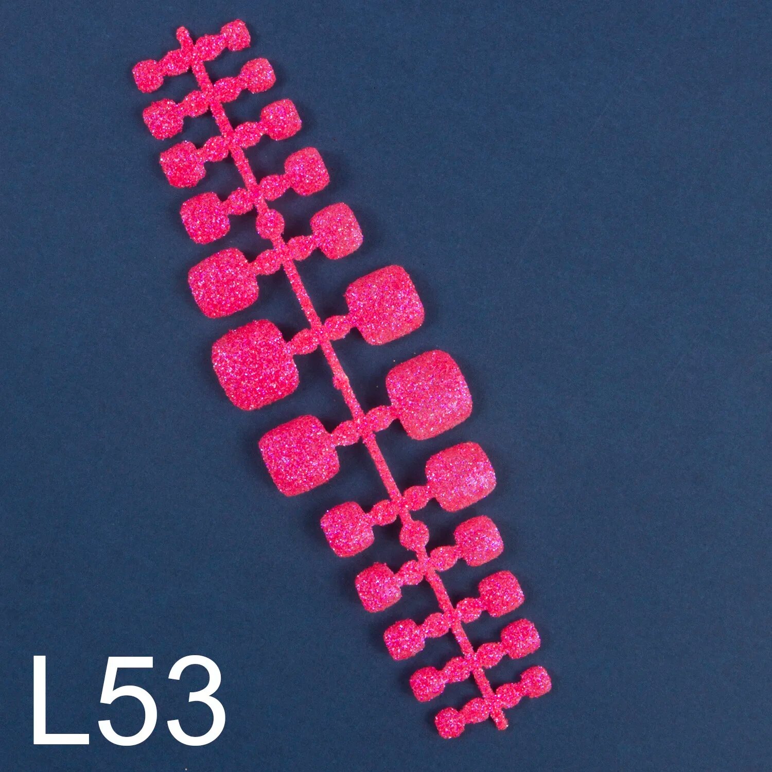 Блестящие накладные ногти для педикюра TKGOES, 24 штуки L53 1 Set