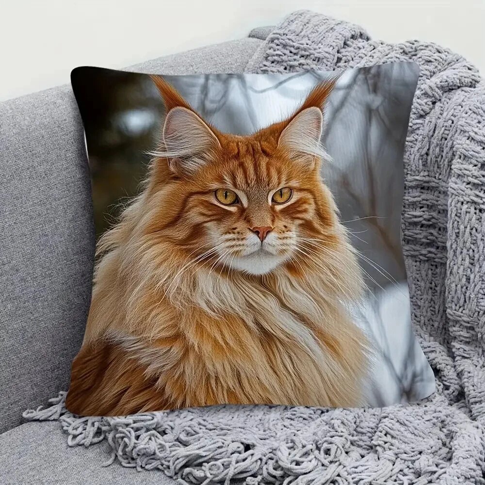 Наволочка 40x40 см с Maine Coon, цвет 9