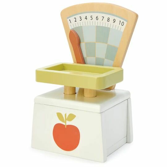 Игрушечные весы из дерева Tender Leaf Toys Market Scales