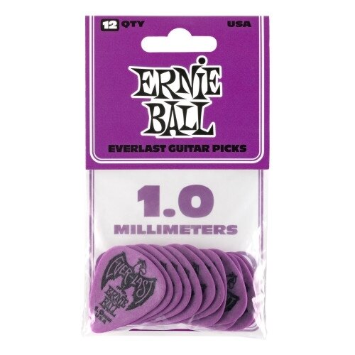 Набор медиаторов 1.0 mm ERNIE BALL 9193 Everlast 12 шт./уп.