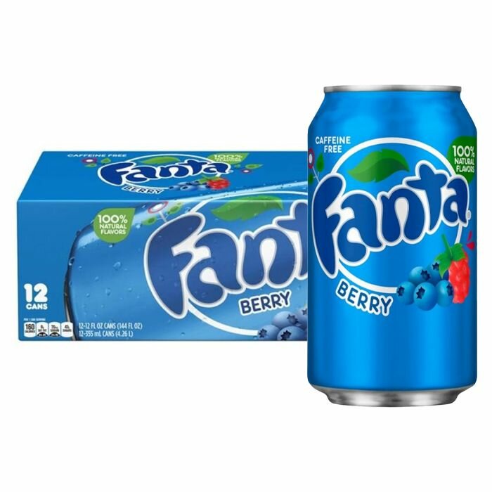 Fanta Berry (Ягода) 355мл*12шт. (США)