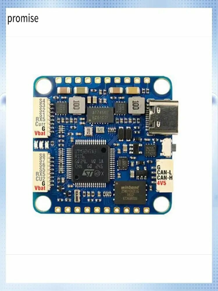 Полетный Контроллер H7A3-SLIM STM32H7A3RIT6 Встроенный Черный Ящик С Экранным Меню Baro
