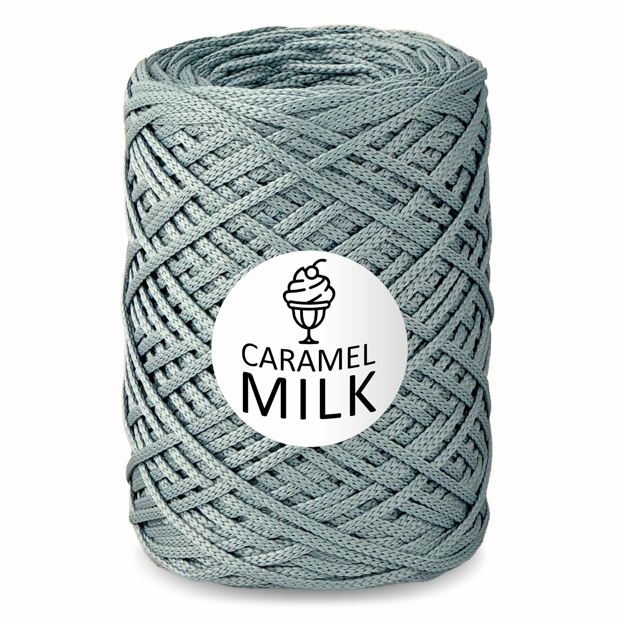 Нежнейший полиэфирный шнур Сaramel MILK 3 мм. 150 м.